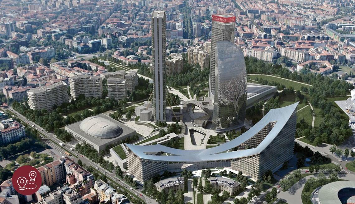 AREL con DWIRE - Visita a CityLife